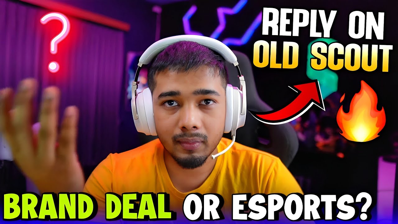Scout reply on Choose "Brand Deal Or ESports" 🤔 - YouTube