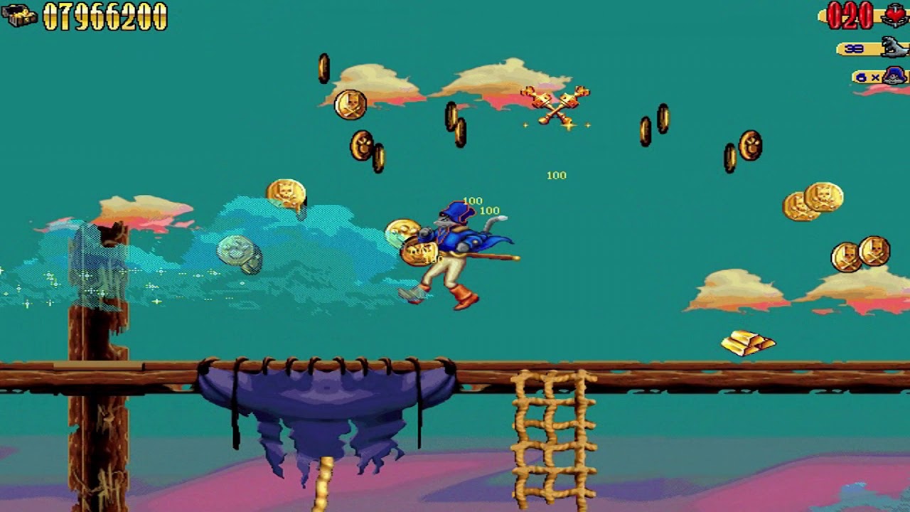 Captain Claw - Level #9 - Pirate's Cove - YouTube