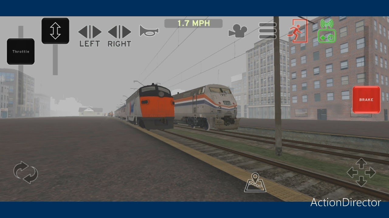 Train and rail yard Simulator - Trains in traffic #2 / Trenuri în ...