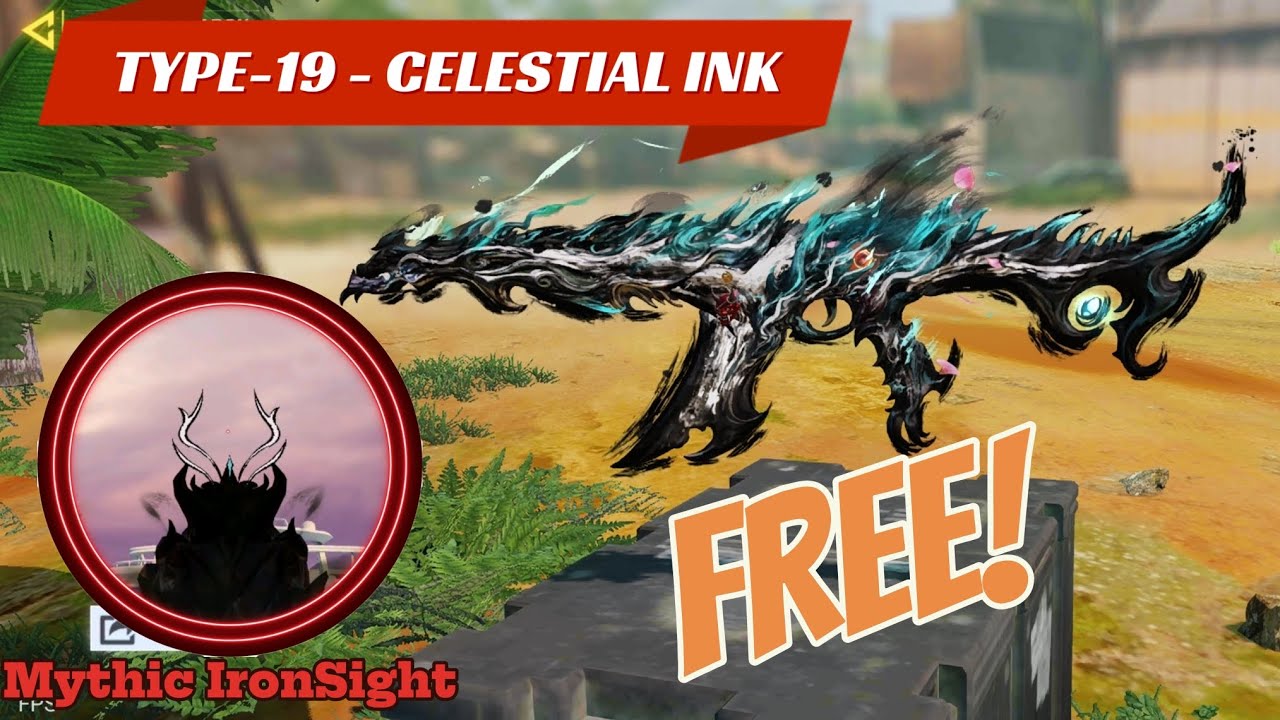 *FREE* MYTHIC! TYPE-19 - CELESTIAL INK | Mythic IronSight | CODM GARENA ...