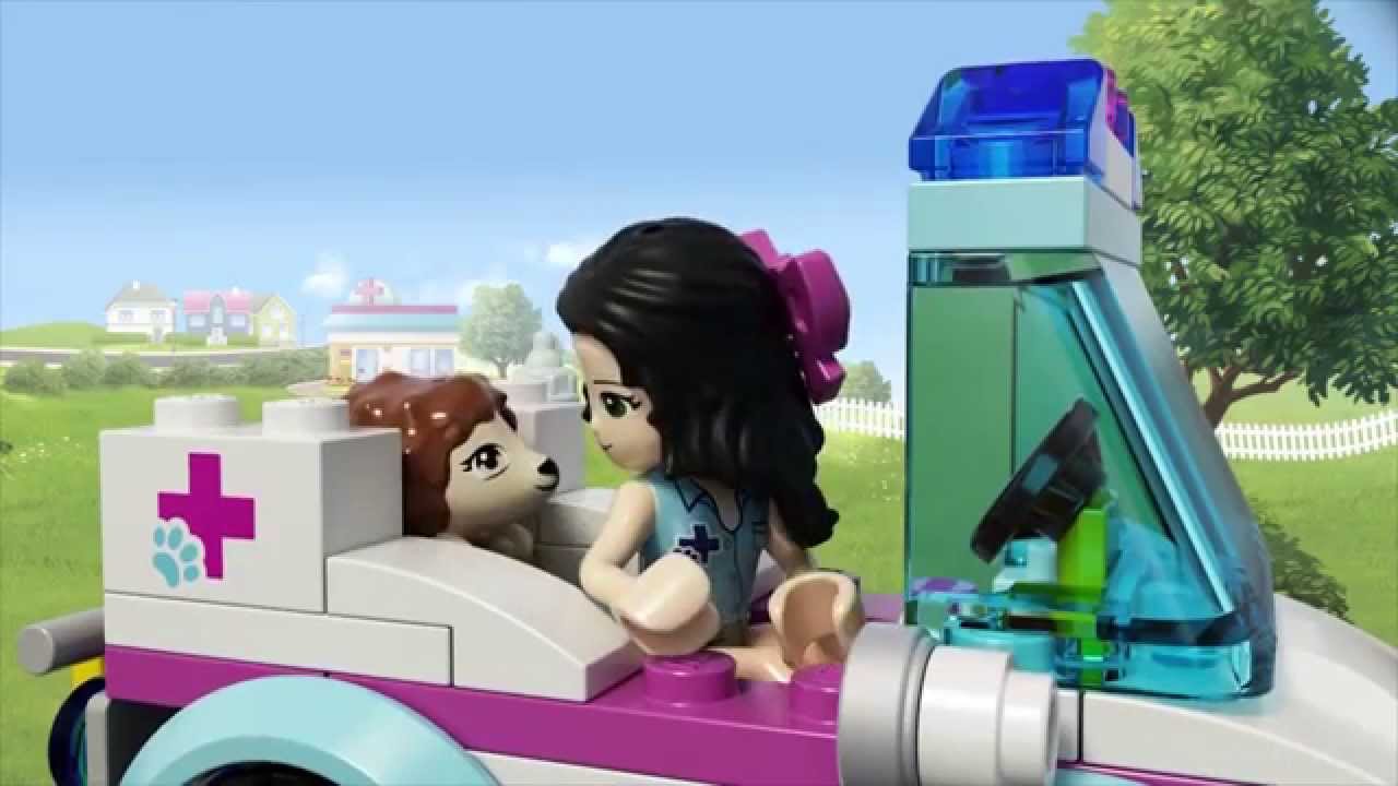 Lego Friends | 41086 | Vet Ambulance | Lego 3D Review - YouTube