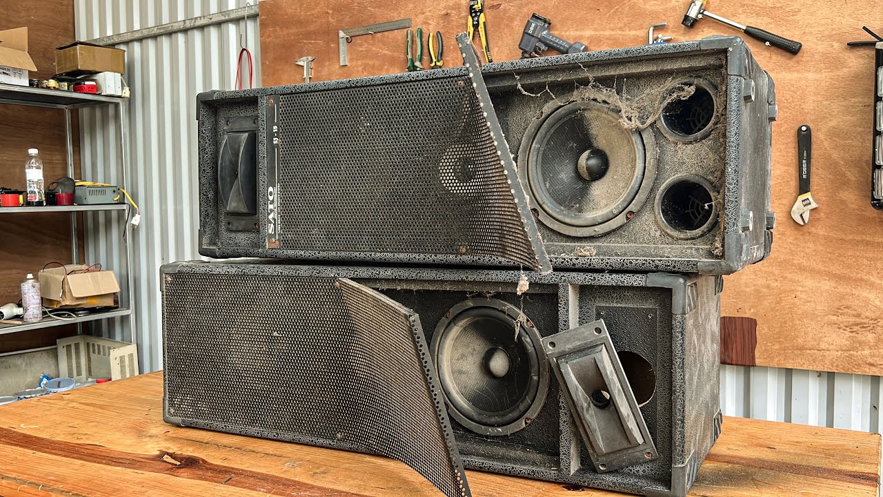 Restoration SATO Speakers Abandoned For Many Years // Restore Unique ...