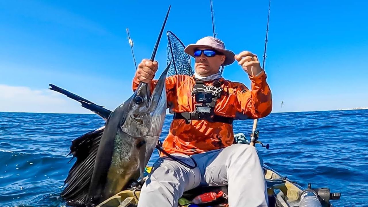 GIANT Bucket List Fish caught from KAYAK! - YouTube
