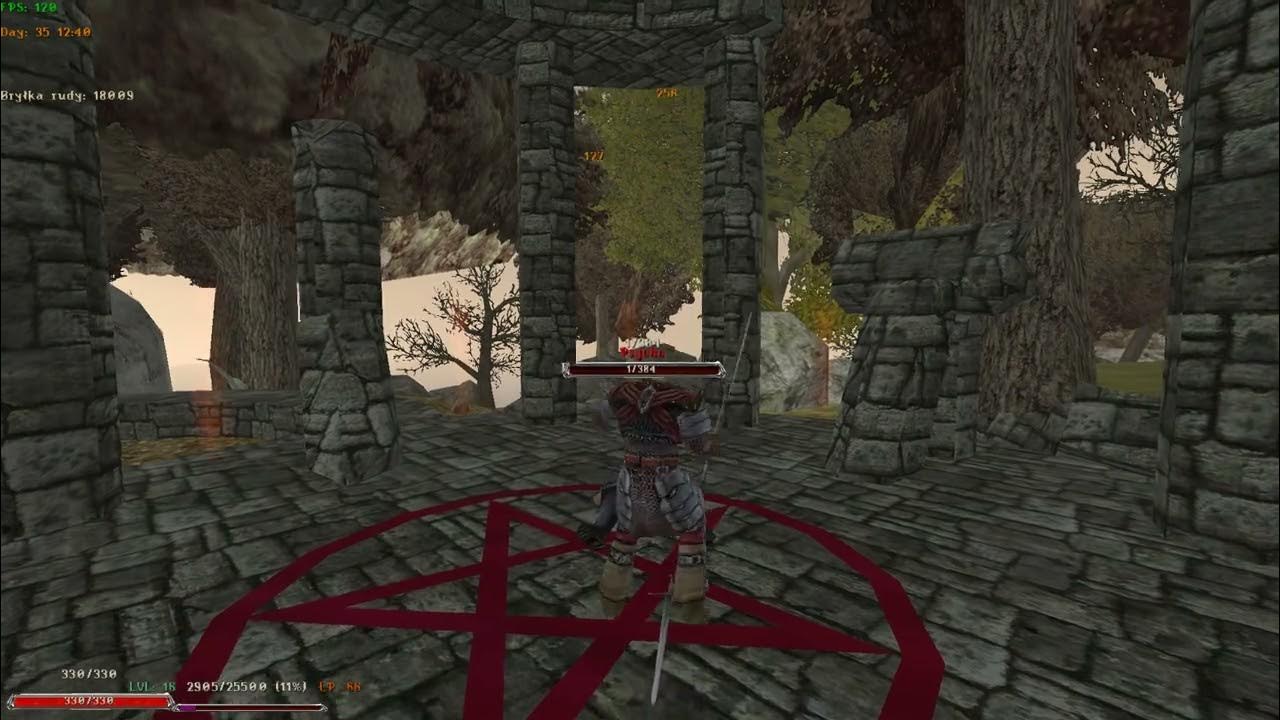 Gothic 1 Mroczne Tajemnice Arena Wiecznego Ognia Walka z:Psycho - YouTube