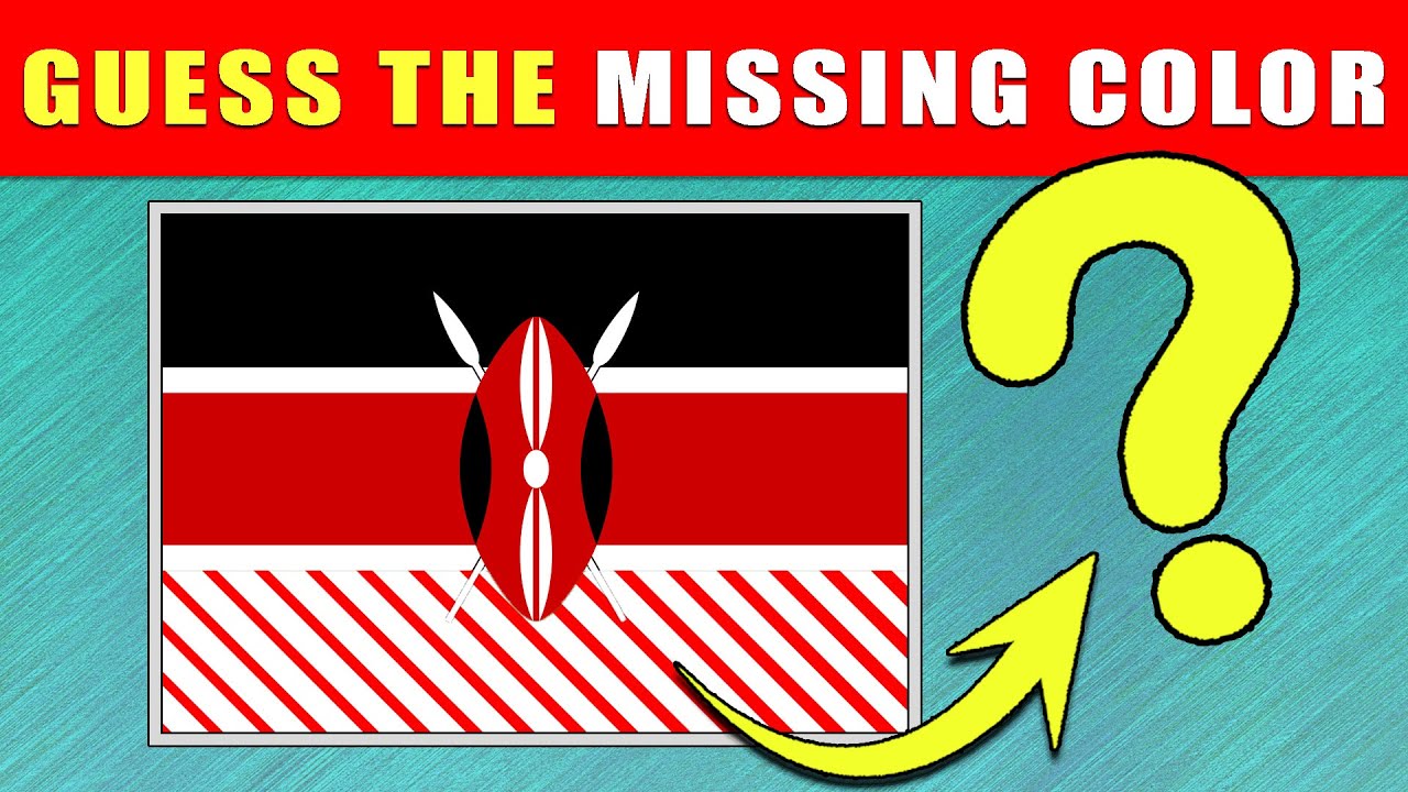 Guess the Missing Color of the Flag Quiz 🏳‍🌈 - YouTube