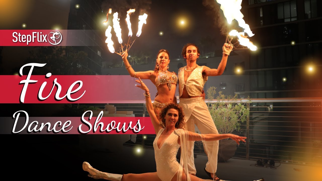 StepFlix Fire dancers | Fire dance show in Miami - YouTube