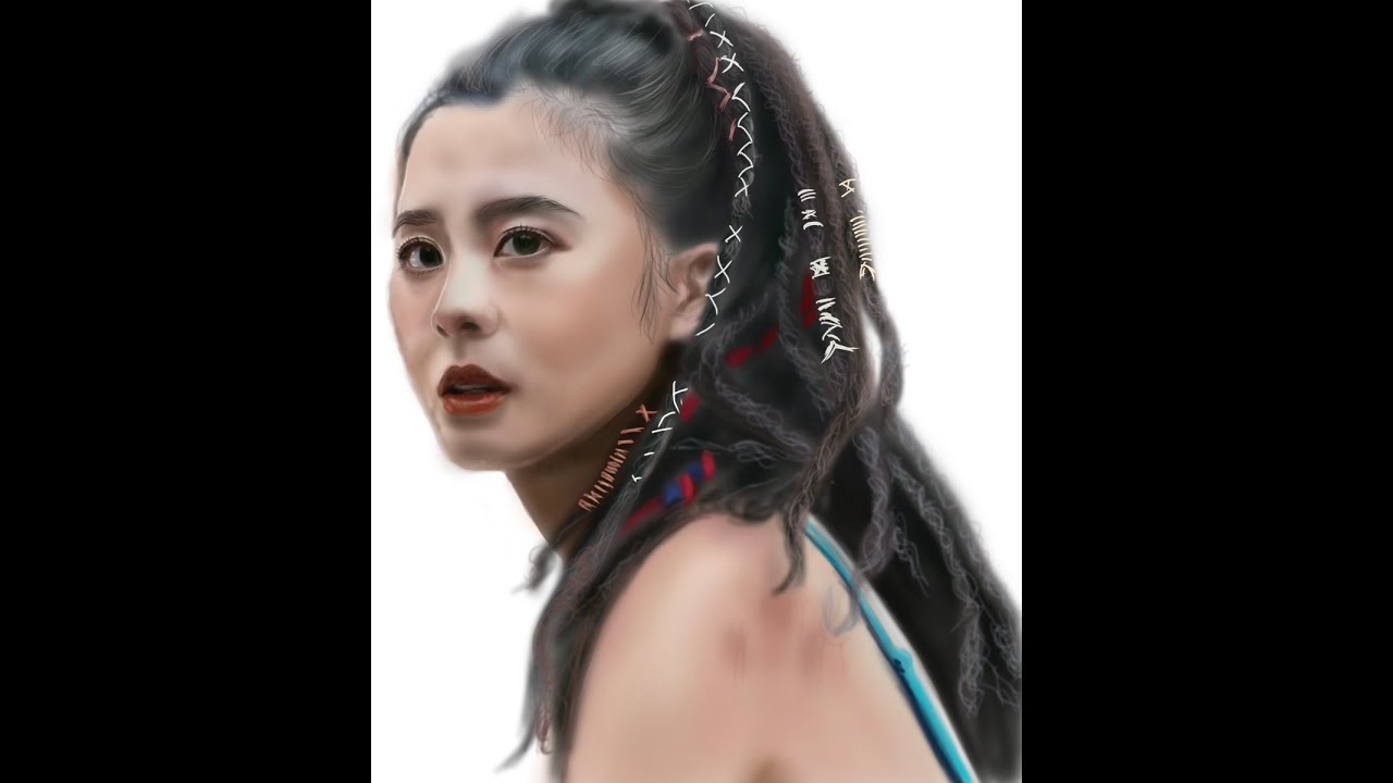 Ibis Paint X Realistic 22 Kuina Hikari (from Alice in Borderland) - YouTube