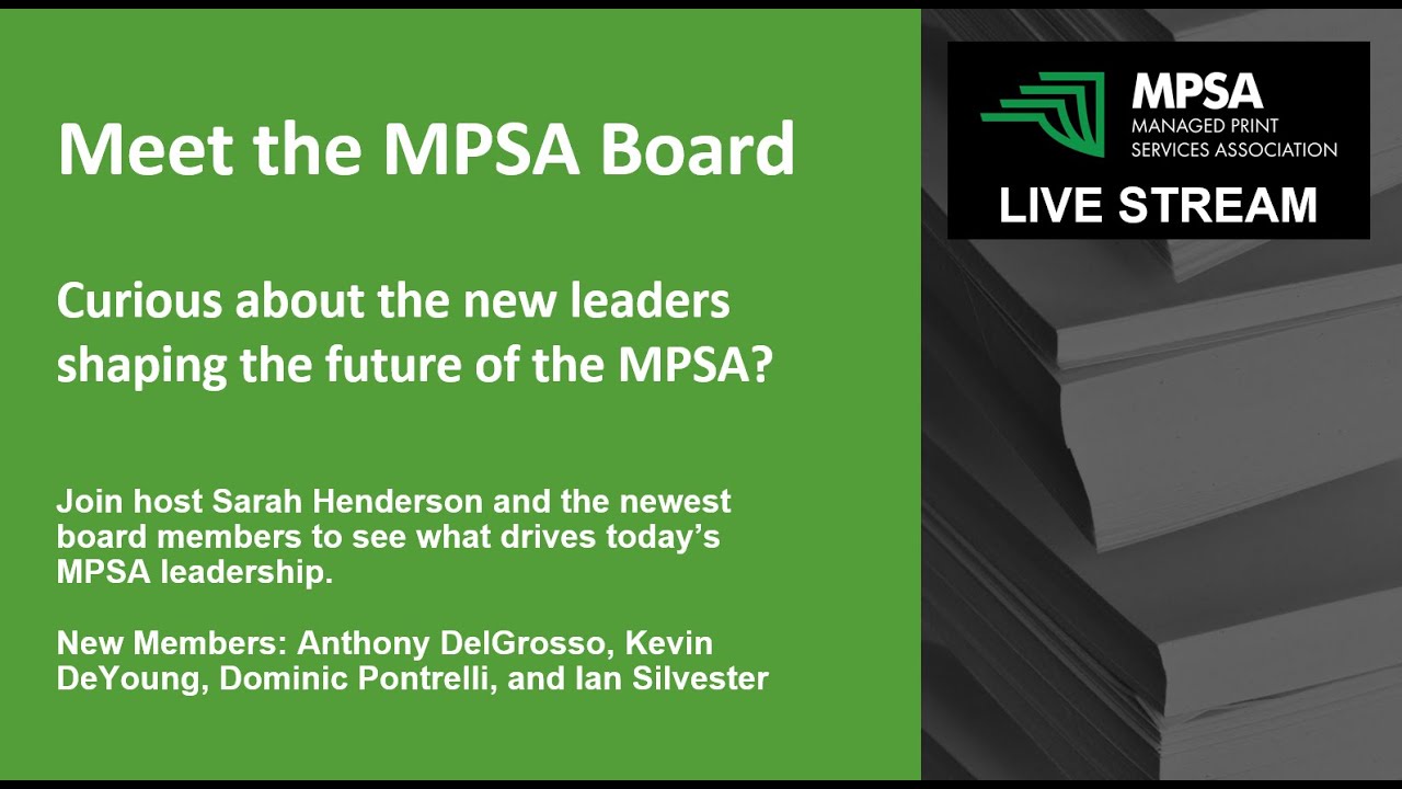 MPSA Live Stream Meet the MPSA Board - YouTube