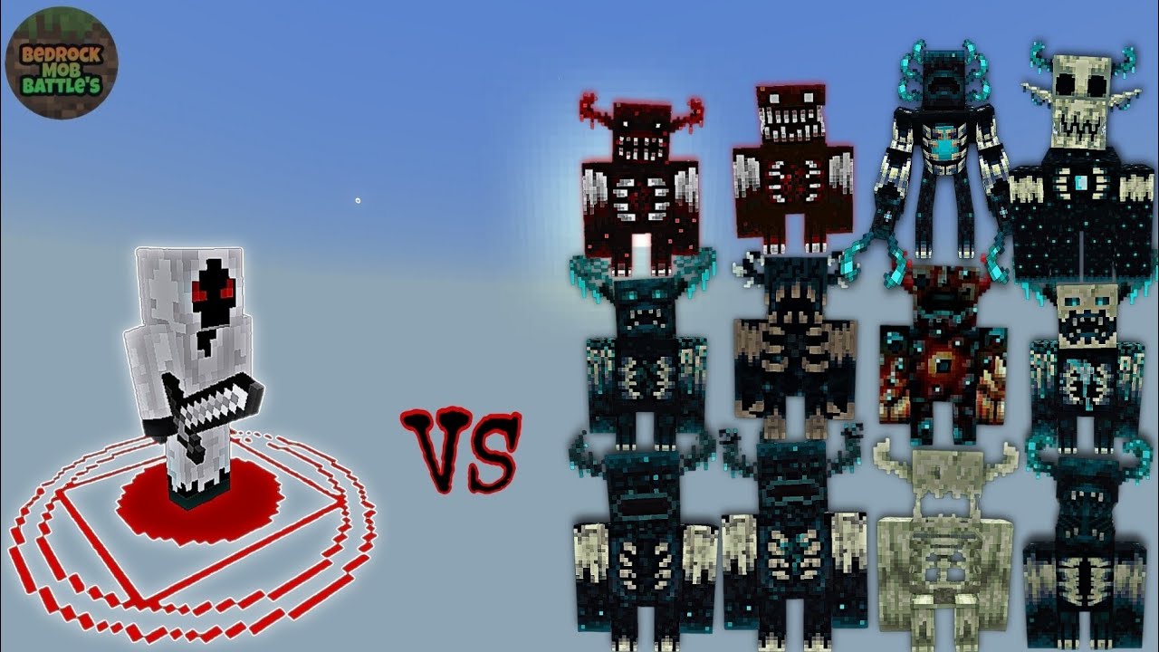 Entity 303 Boss vs Warden Plus (Wardens) | Minecraft Bedrock | Mob ...