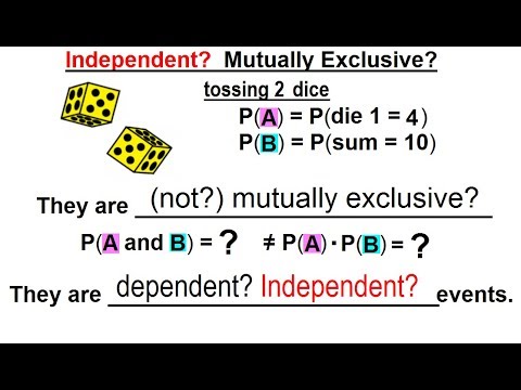 Statistics: Ch 4 Probability in Statistics (42 of 74) Independent ...