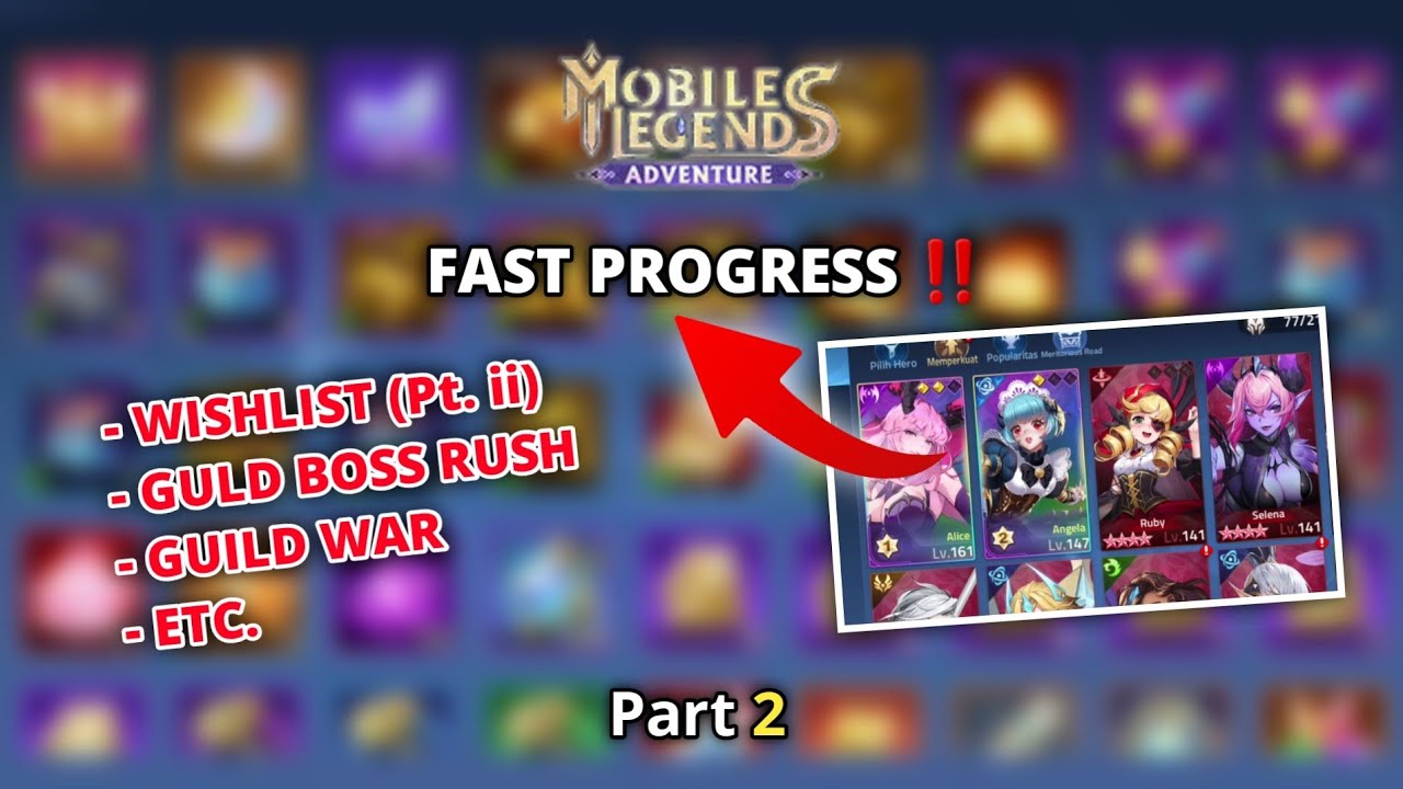 WISHLIST PART 2, GUILD BOSS RUSH, GUILD WAR, & HAL-HAL LAINNYA DALAM 30 ...