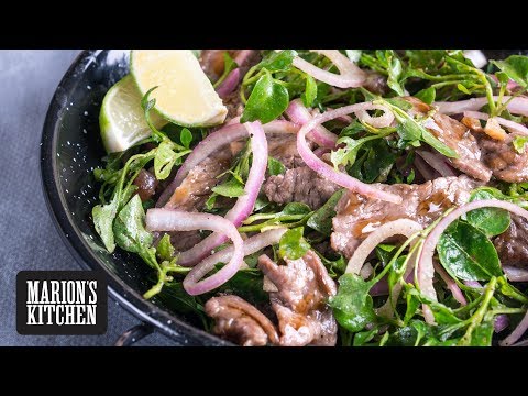 Vietnamese-Style Pepper Beef Salad - Marion's Kitchen