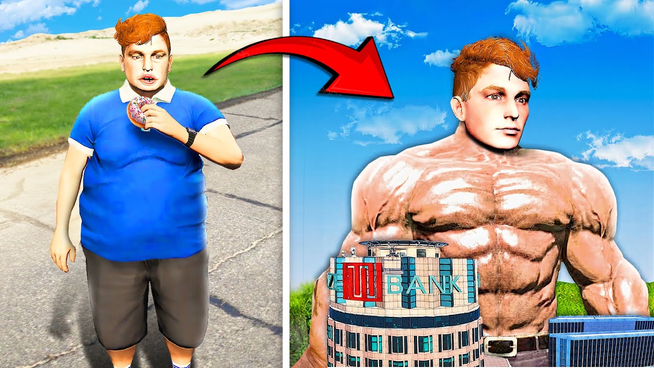 FAT vs MUSCULAR in GTA 5 RP! - YouTube