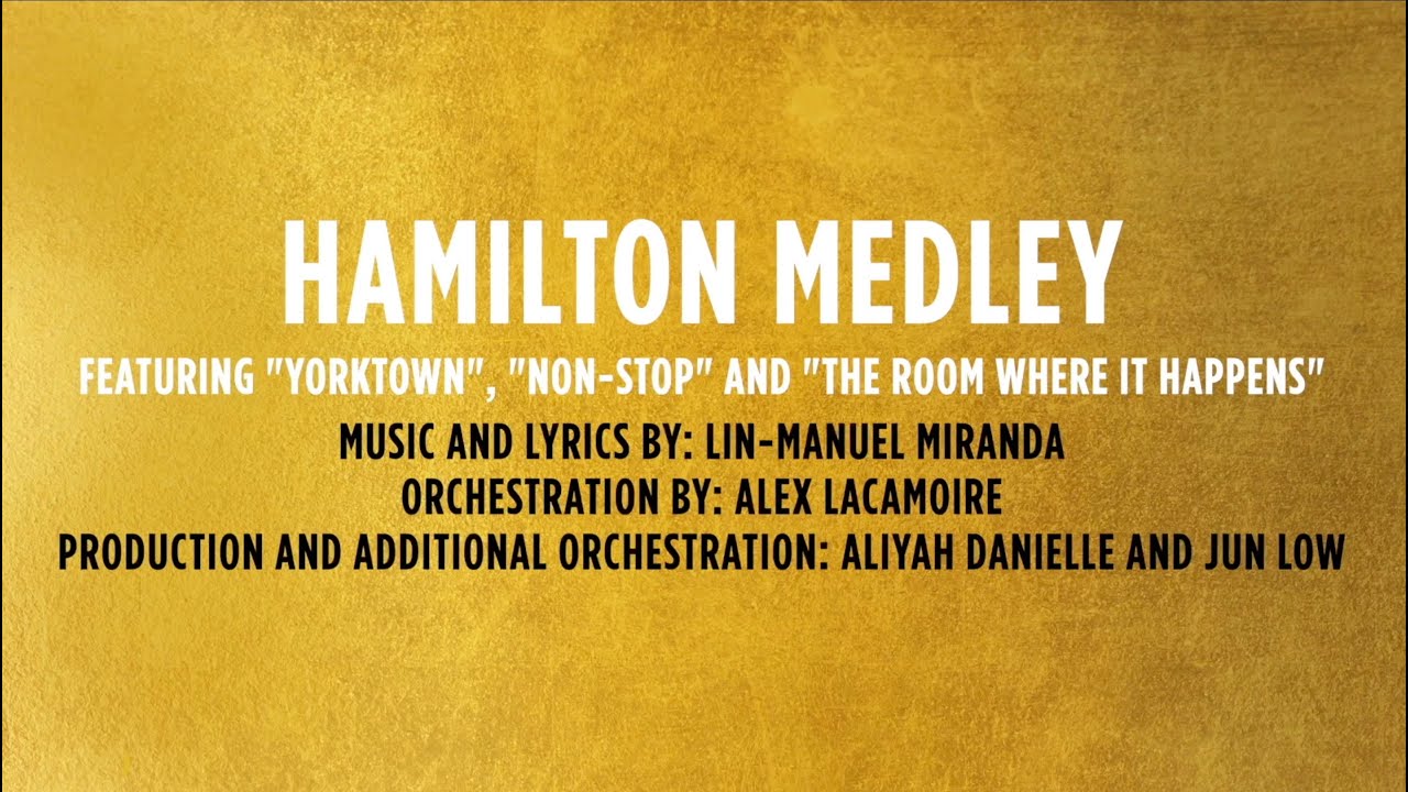 Hamilton Medley - Virtual Band Cover (Instrumental) - YouTube