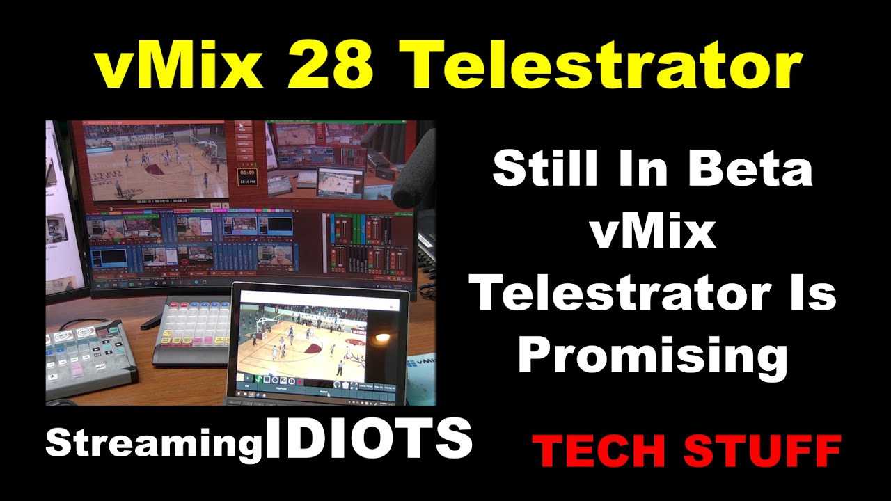 vMix 28 Telestrator Is Promising - YouTube