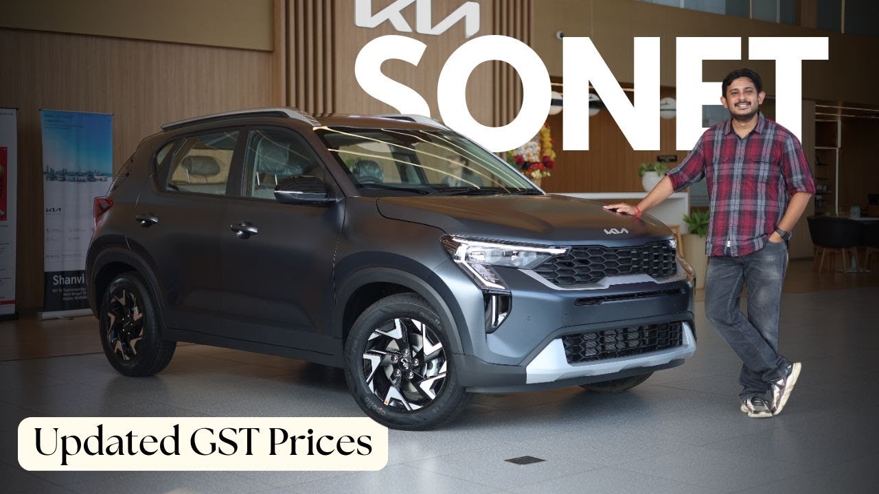 2025 New Kia Sonet HTK Plus | New Matte Colour & GST Prices 😍 - YouTube