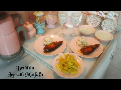 💕 AŞK'LA 💕AKŞAM YEMEĞİ | SUNUM ZAMANI 👈MENÜ👉KARNIYARIK😋✔💯