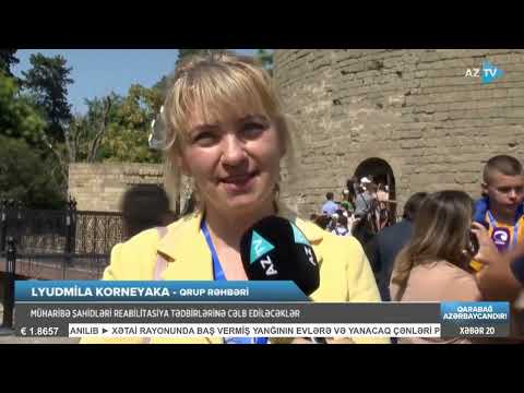 Müharibədən əziyyət çəkən 30 Ukraynalı uşaq Azərbaycana gətirilib - AzTV