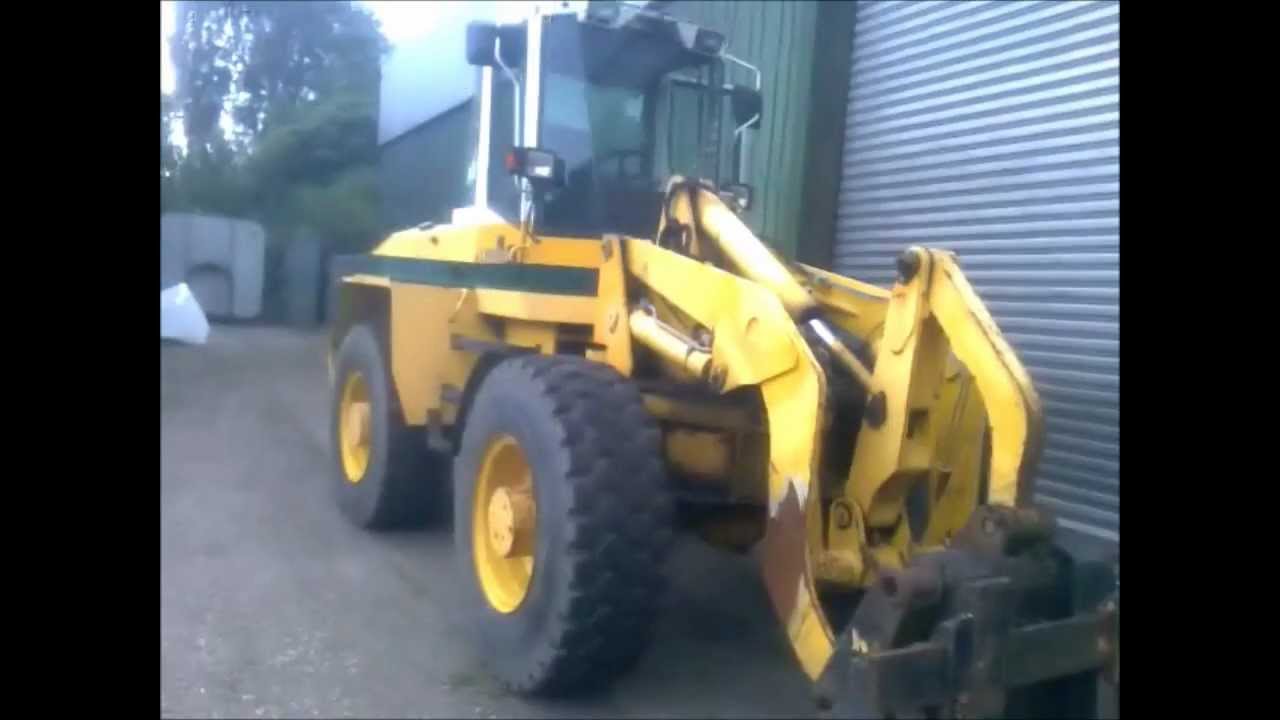 Paus 1252 SL wheel loader shovel te koop - YouTube