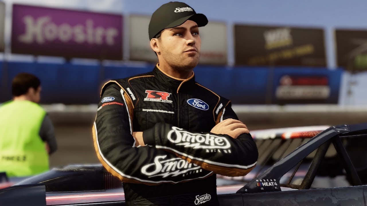 Nascar Heat 4 - Eldora Speedway Dirt Track w/ Tony Stewart! (Brandt ...
