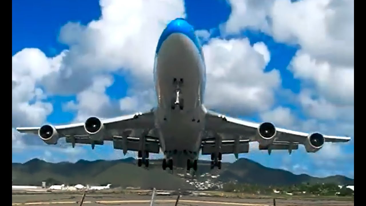Unbelievably LOW Airplane Takeoff Compilation - YouTube
