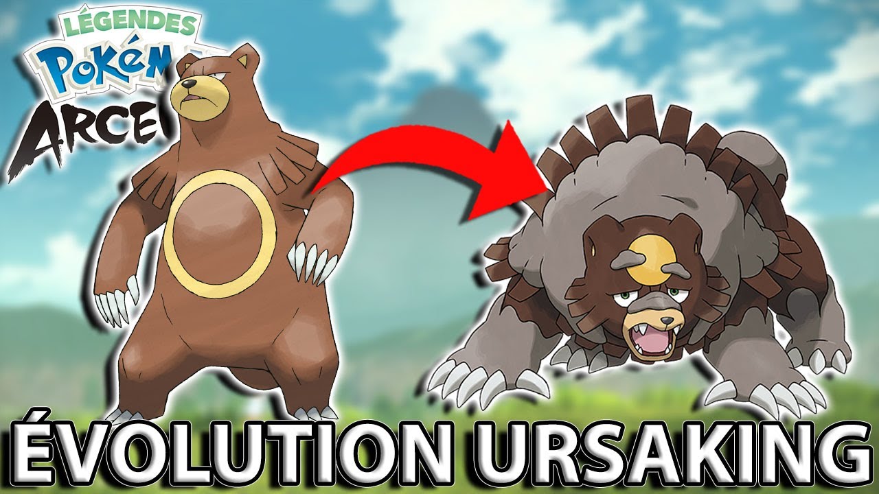 Faire EVOLUER URSARING en URSAKING | LÉGENDES POKÉMON ARCEUS - YouTube