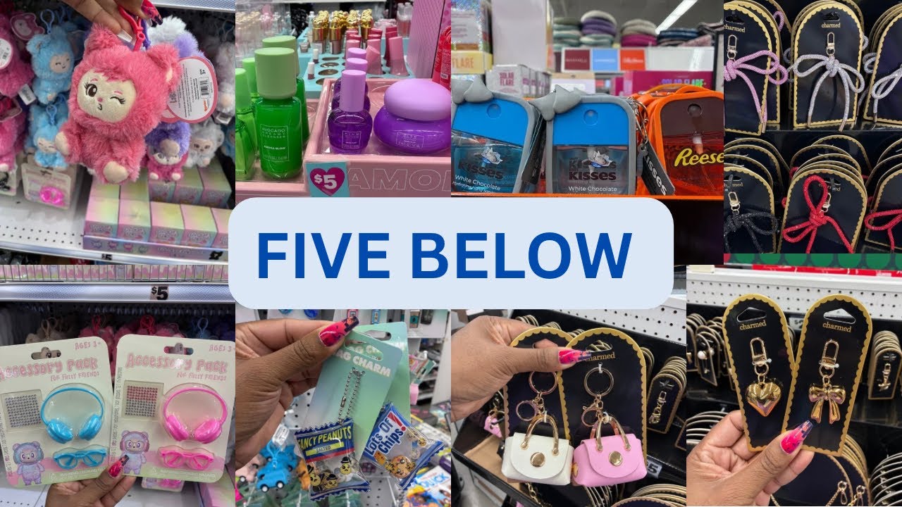 FIVE BELOW NEW ARRIVALS NEW BAG CHARMS & MORE COME SHOP WITH ME # ...