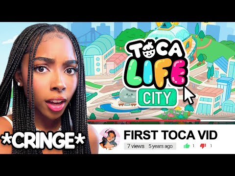 Reacting To My OLD TOCA BOCA VIDEOS... (CRINGE) 😭 | Toca Life World