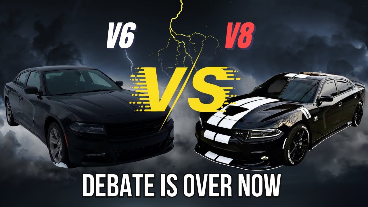 "Ending an Aged Debate: Why the V6 vs V8 Dodge Charger Showdown Has to ...