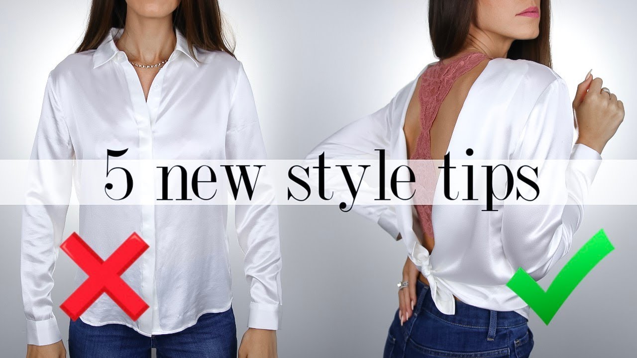 5 NEW Style Tips You NEED To Try! - YouTube