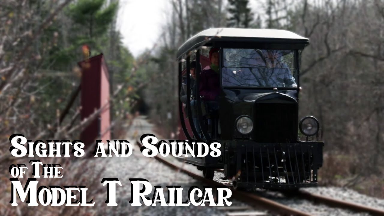 Sights and Sounds of The Model T Railcar - YouTube