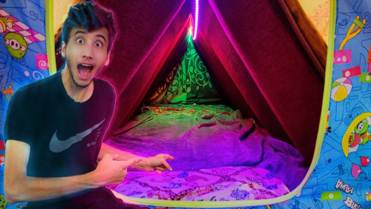 DIY Dream Pillow Cave | Unbelievably Cozy Inside! - YouTube