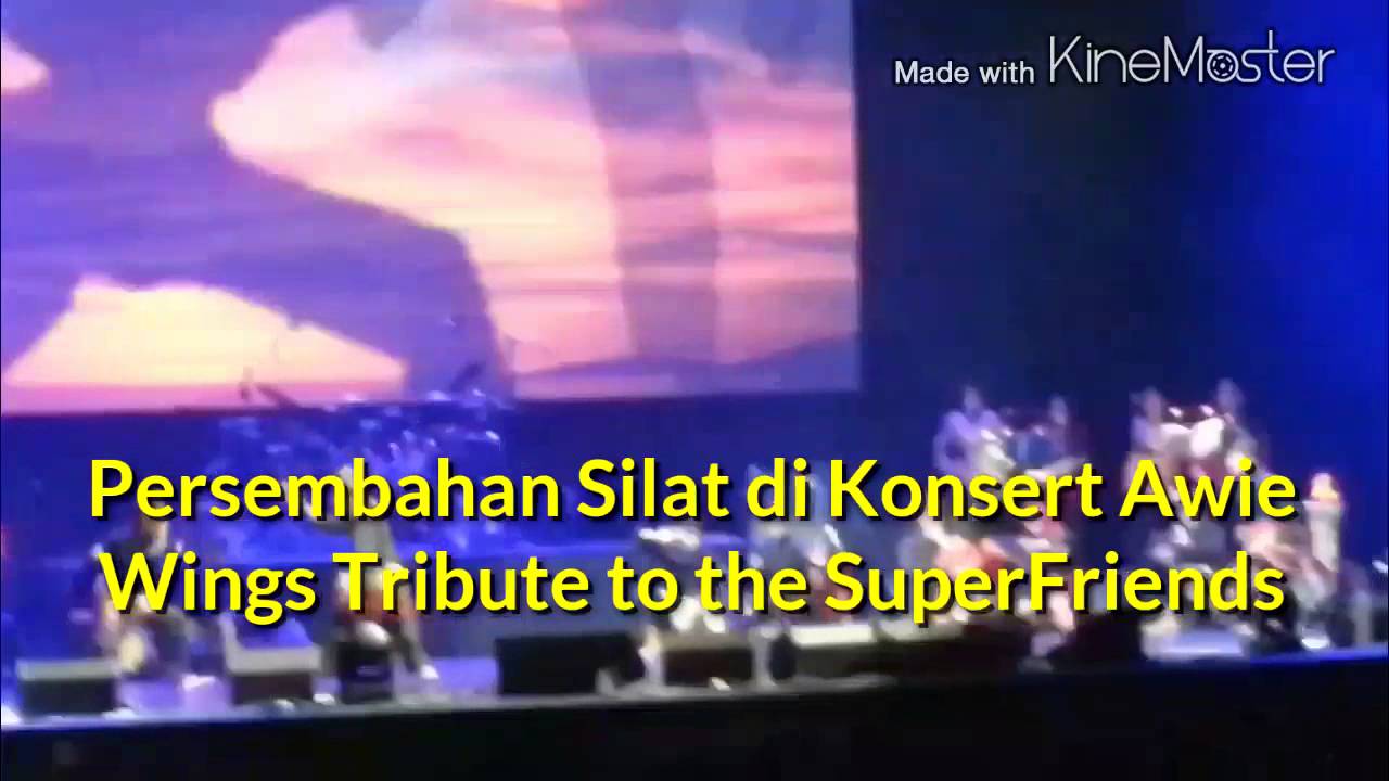 Persembahan di konsert Awie Wings, penghargaan buat The SuperFriends ...