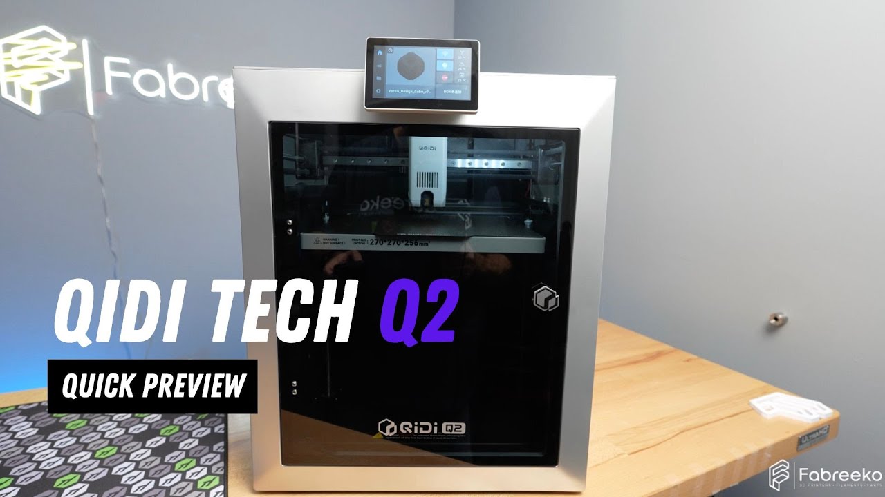 Qidi’s New Kid on the Block - Qidi Q2 Preview - YouTube