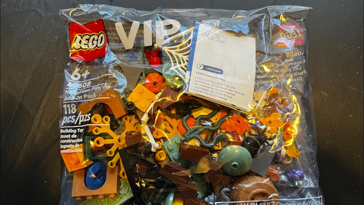 Lego set 40608 Halloween Fun VIP add-on pack - YouTube