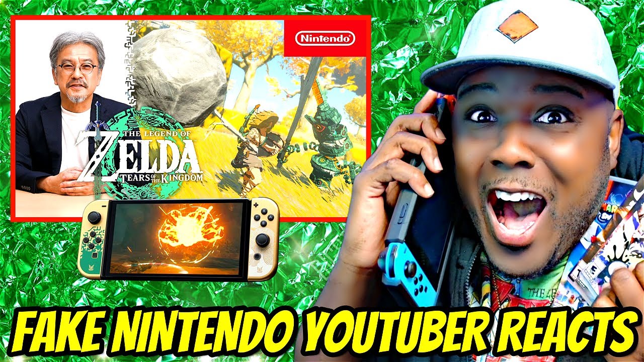 ZELDA: Tears Of The Kingdom GAMEPLAY & OLED Switch REVEAL (FAKE ...