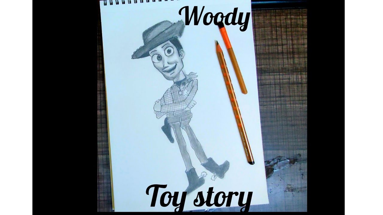 How to draw woody || Toy story Sketch tutorial || Easy Drawing tutorial ...