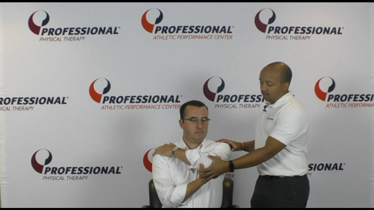 Shoulder Posterior Capsule Stretch Modification | Technique Peek Series ...