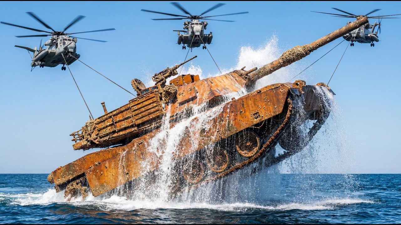 Lost for 30 Years… Reviving a Tank from the Ocean | Legendary Salvage ...