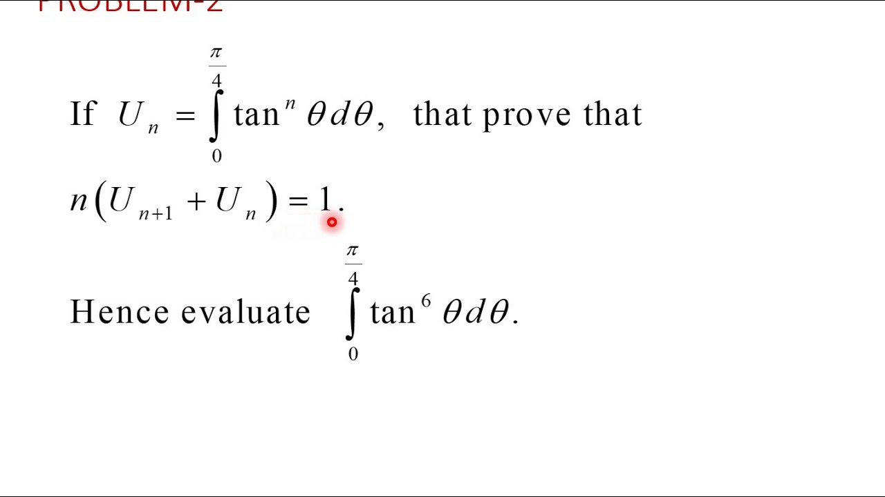 Lecture No 1 REDUCTION FORMULA'S (INTEGRAL CALCULUS) - YouTube