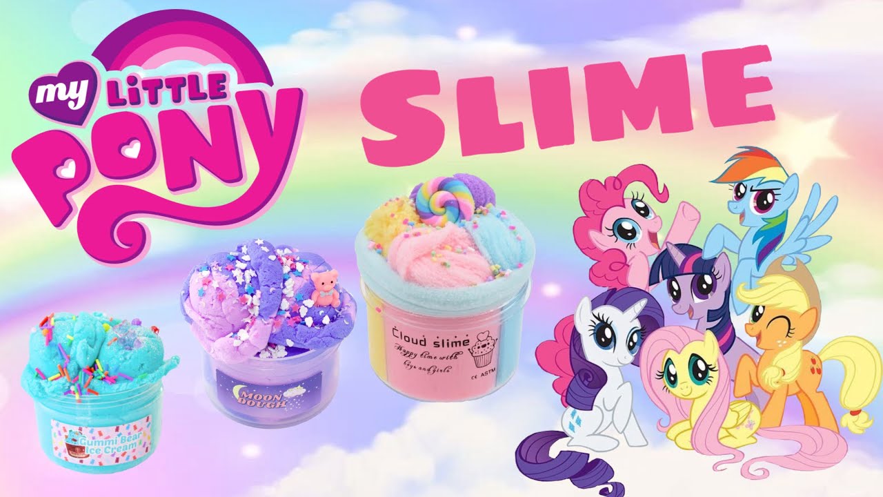 My Little Pony Slime ASMR Compilation 🌈🩷 - YouTube