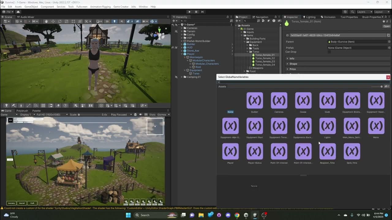 Change Equipment Character Game Creator 2 + Synty - YouTube