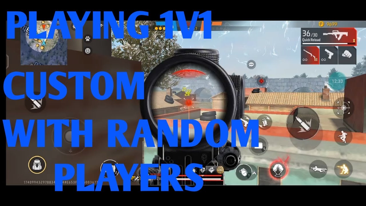 Playing 1V1 Custom With Random Players - YouTube