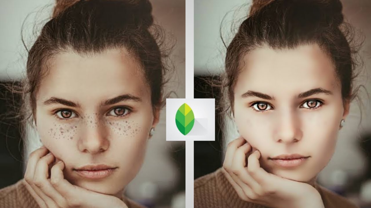 face pimple remove and skin retouch photo editing/snapseed - YouTube