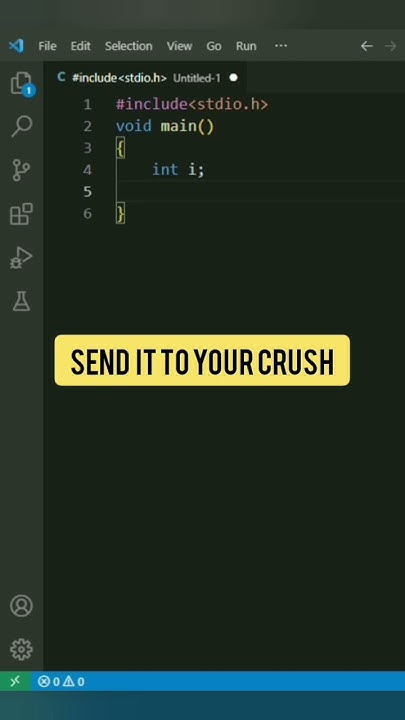 Impress Your Crush In Codingshorts Coding Cprogramming Viralshorts Youtubeshorts Trending