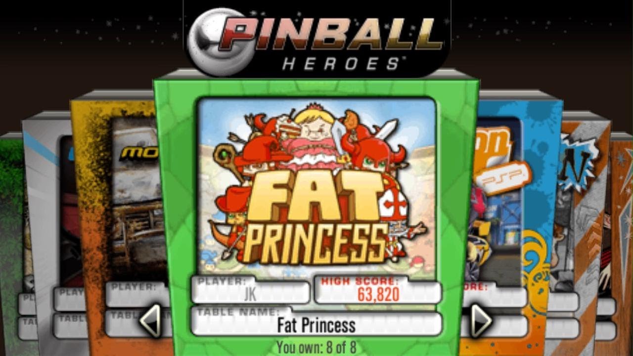 PINBALL WIZARD : FAT PRINCESS @zxv_Overload chocolate moose gang leader ...