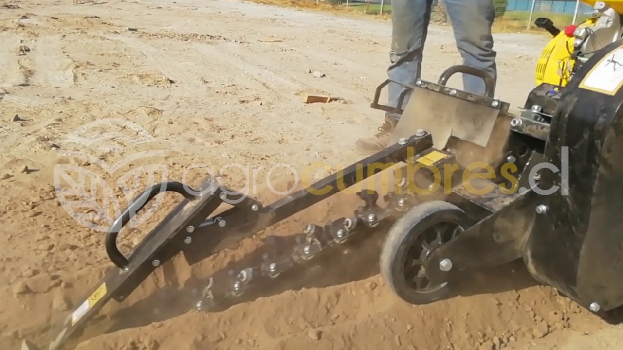 Zanjadora de Tierra 15HP - EISEN - YouTube