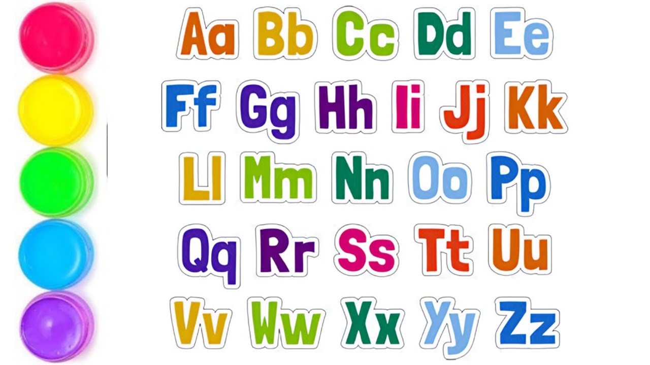 Alphabet, shapes, ABC song, ABCD, A to Z, collection for writing along ...