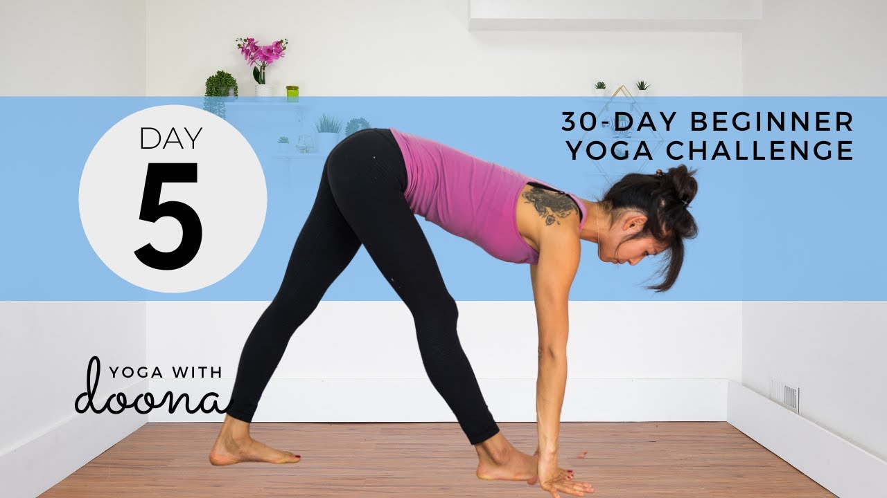 Hamsting Stretching | Day 5 | 30 Days of Yoga Challenge | Yoga with ...