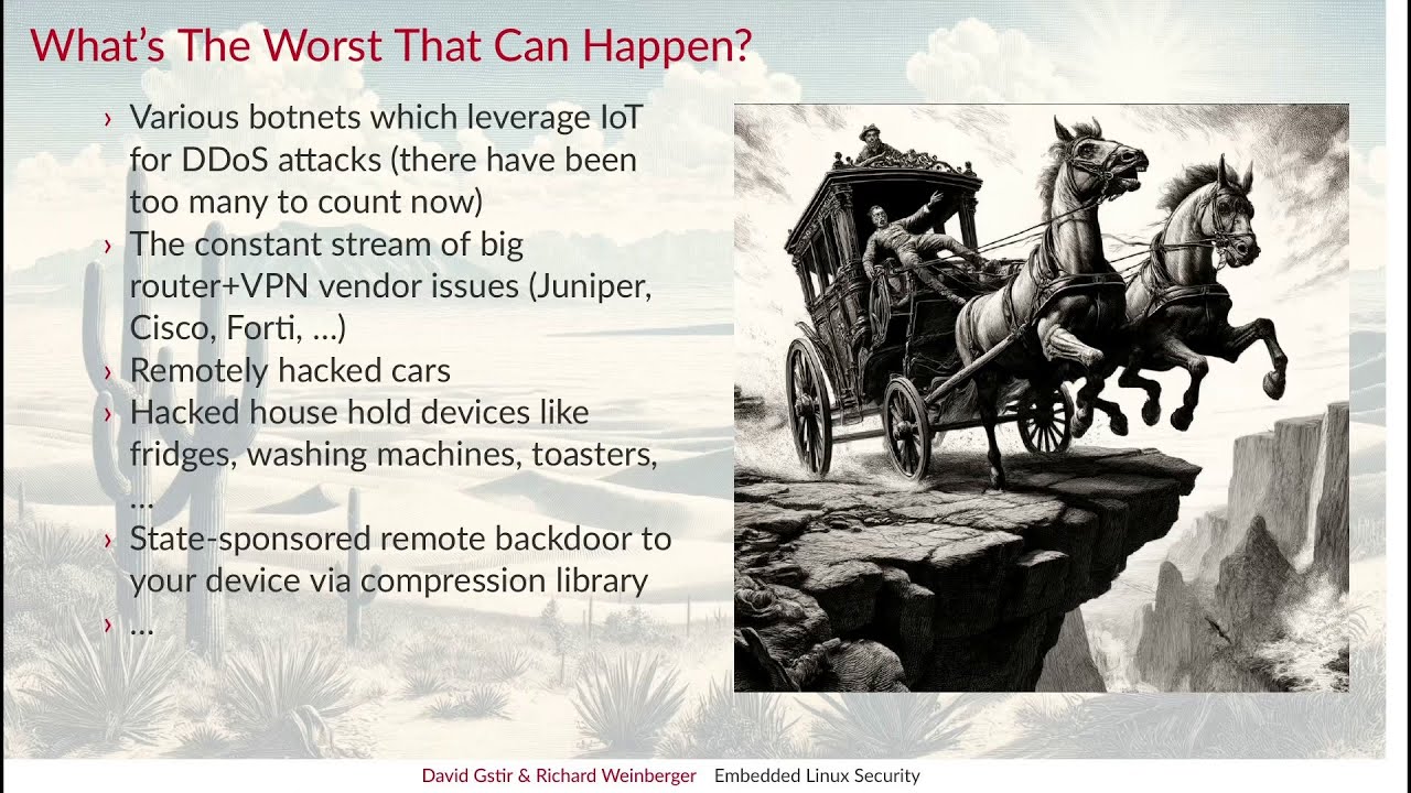 Grazer Linuxtage 2024 - Embedded Linux Security: The Good, the Bad and ...